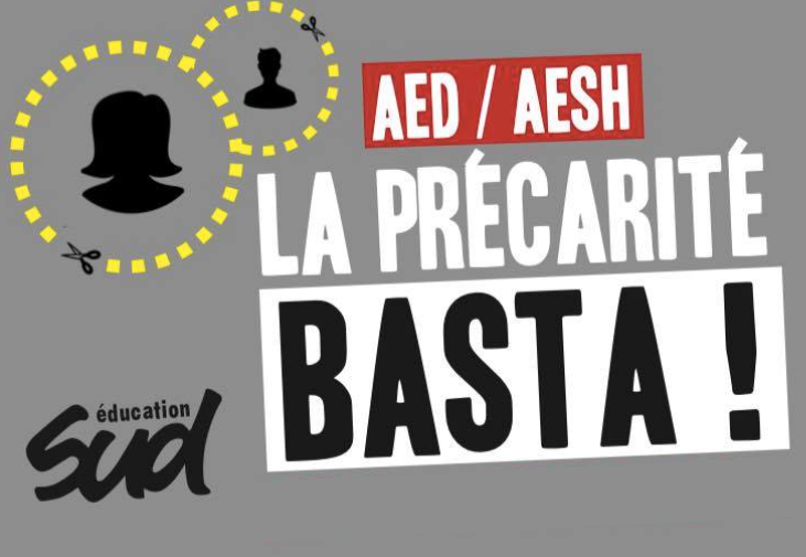 🎓Jeudi 05/03/2026 - Stage syndical : Droits des AED et des AESH - SUD ...